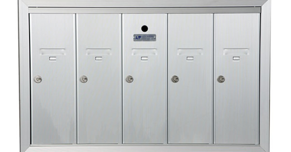 Standard 5 Door Vertical Mailbox Unit - Front Loading and Fully ...